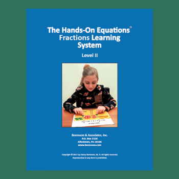 Hands-On Equations Fractions Manual Level 2 Digital Download - Borenson ...