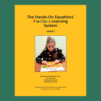 Hands-On Equations Fractions Level 1 Manual - Borenson Math